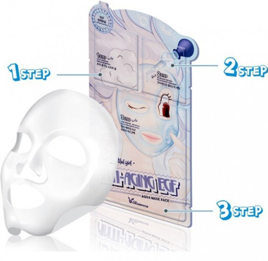 [Mascarilla facial] Elizavecca Anti-Aging EGF Aqua Mask Pack (10ea ...